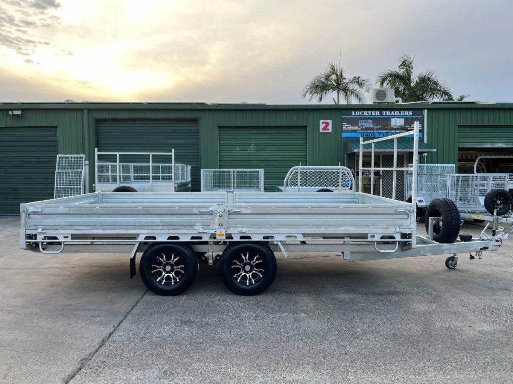 16 X 8 Ft Extra Heavy Duty Flat Deck Trailer ATM 3500kg, With Loading ...
