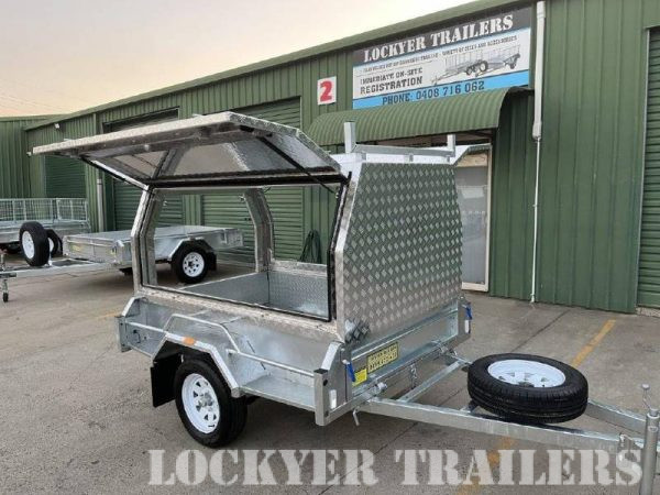 6 X 4 Ft Premium Canopy Top Tilting Box Trailer - ATM 750kg • Lockyer ...