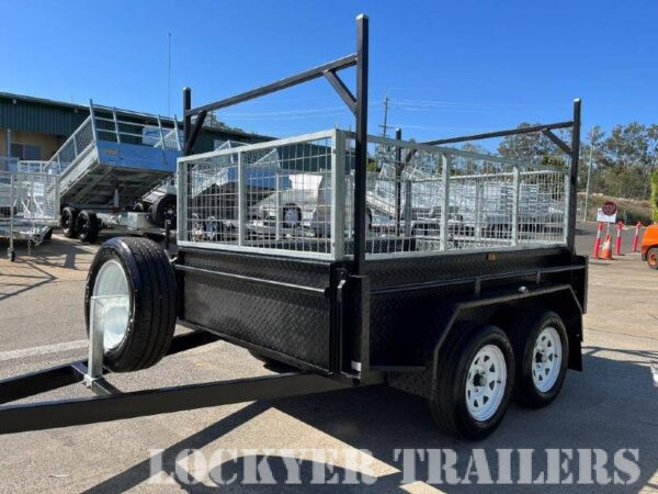 8 X 5 Ft Hi-side Tandem Box Trailer ATM 2000kg - Secondhand - SOLD ...