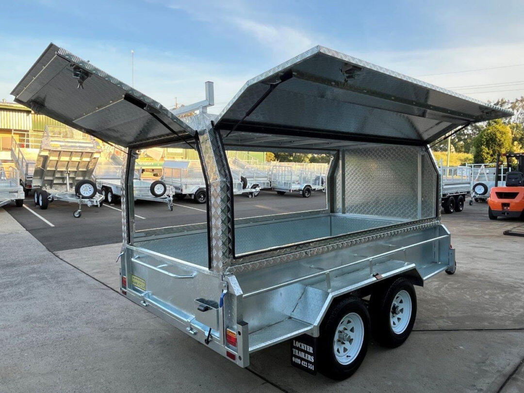 10 X 5 Ft Tandem Hi-Side Box Trailer With Canopy – Premium – ATM 2000kg ...