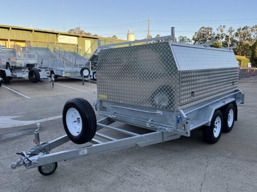 10 X 6 Ft Tandem Box Trailer With Canopy – Premium – ATM 1990kg ...