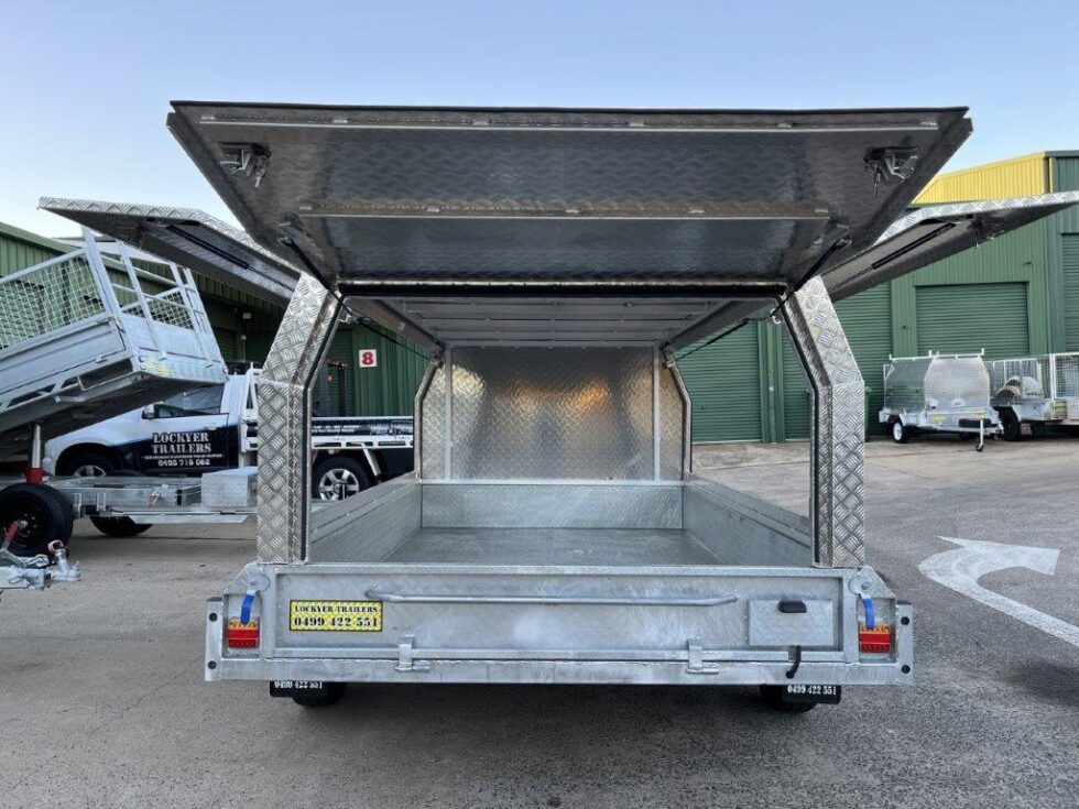10 X 6 Ft Tandem Box Trailer With Canopy – Premium – ATM 1990kg ...