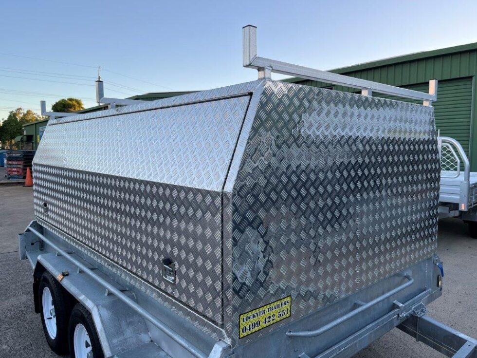 10 X 6 Ft Tandem Box Trailer With Canopy – Premium – ATM 1990kg ...