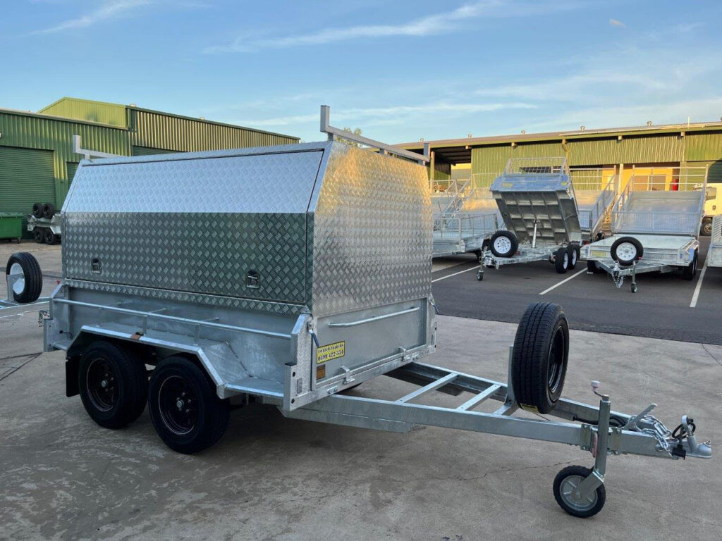 8 X 5 FT TANDEM HI-SIDE BOX TRAILER – PREMIUM With CANOPY – ATM 2000KG ...
