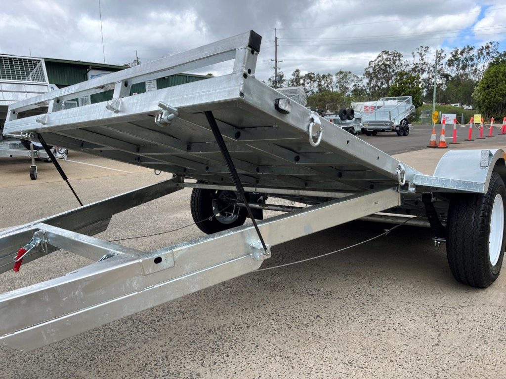 11 X 6 Ft Tilting Motorbike / ATV / Flat Deck Trailer – ATM 1400kg ...