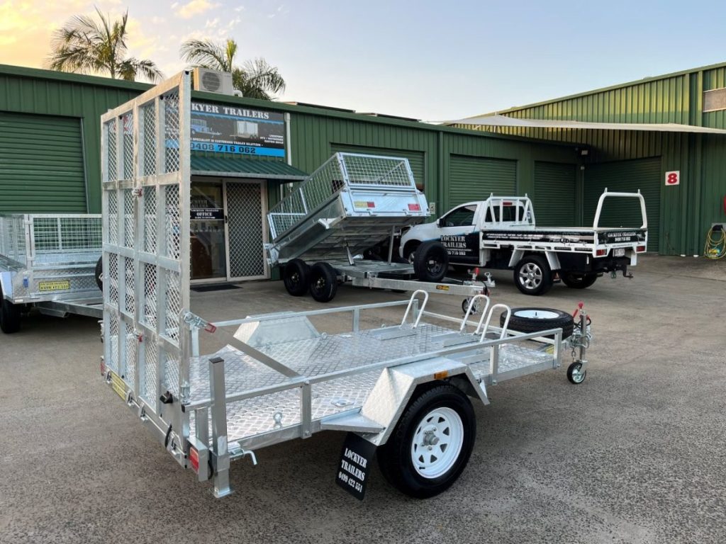 9 X 5 Ft Premium Heavy Duty Tilting Motorbike/ATV Trailer – ATM 1200kg ...